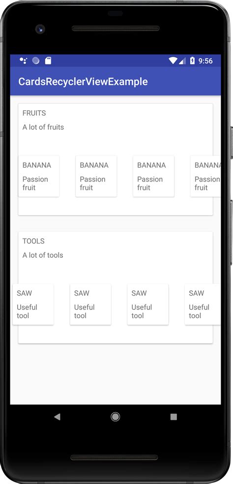 Recyclerview With Cardview Example Tutorial In Android How To Use