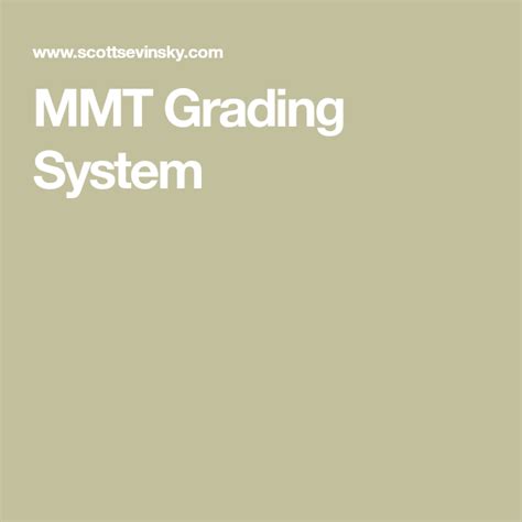 Mmt Grading System Mmt Grading System Occupational Therapy Treatment Resources Ideas