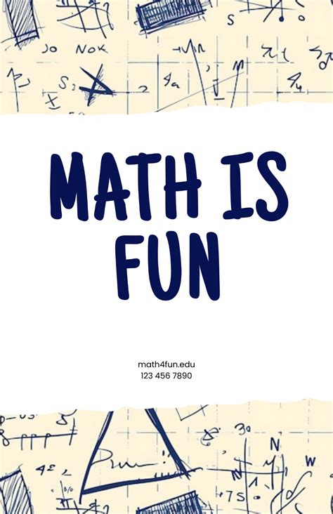 Free Math Poster For Students Template To Edit Online