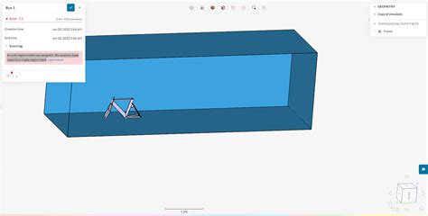 Error A Multi Region Mesh Was Assigned Project Support Simscale