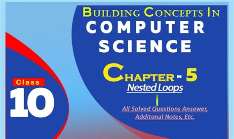 Seba Computer Science Class 10 Building Concepts In Computer Science