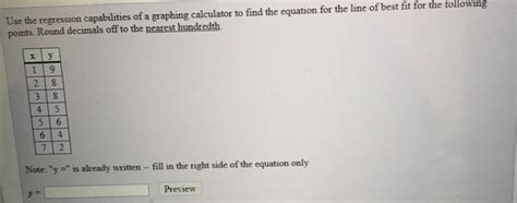 solved use the regression capabilities of a graphing