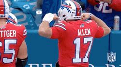 Josh Allen Showing Muscle GIF GIFDB Com