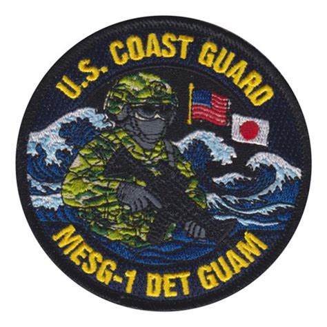 Uscg Mesg 1 Det Guam Patch United States Coast Guard