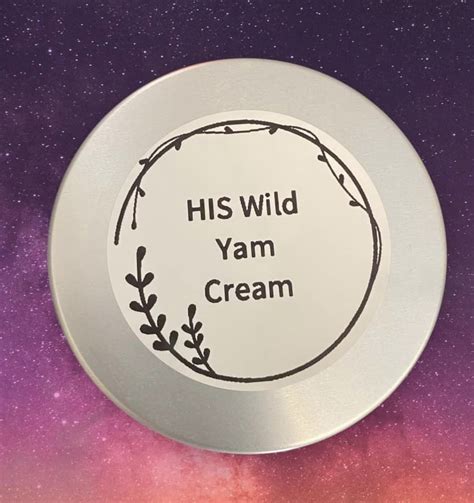 His Organic Wild Yam Cream For Mens Hormone Balance With Herbs Herbs