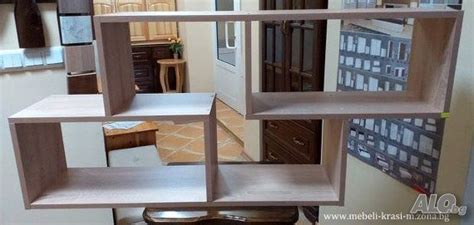 Етажерка за стена ” Краси 7 ” Секция етажерка Мебели за дома и офиса Добрич Изработен