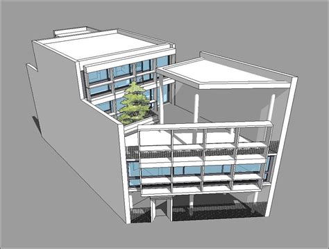 24 Types Of Le Corbusier Architecture Sketchup 3d Models Recommanded 【autocad Design Pro