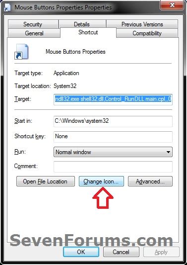 Mouse Properties Shortcuts Create Tutorials