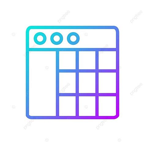 Data Mining Statistics Gradient Linear Vector Icon Technology Gradient Dataset Vector