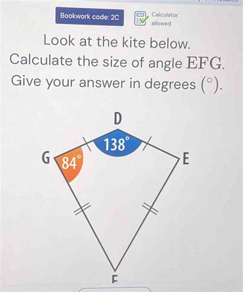 Solved Bookwork Code 2c Calculator Allowed Look At The Kite Below