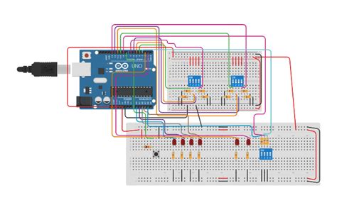 Circuit Design Copy Of De Decimal A Binario Tinkercad