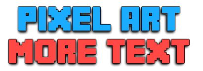 Pixel Art Font Style Textcraft