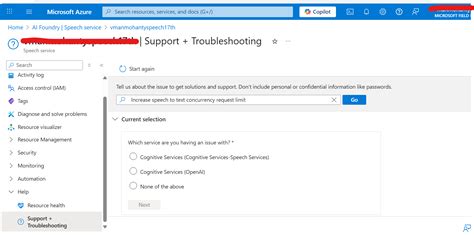 Increase Quota Limit For Speech Service Microsoft Qanda