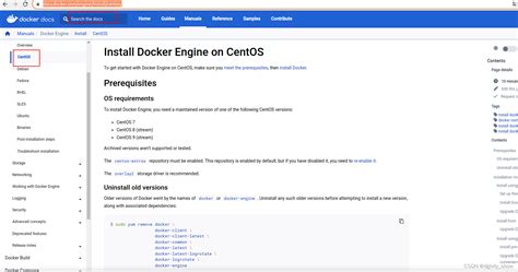 Linux下docker官网安装教程（在线）docker 官网在线安装 Csdn博客