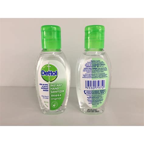 Dettol Instant Hand Sanitizer Original 50ml Shopee Singapore