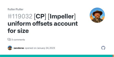 Cp Impeller Uniform Offsets Account For Size · Issue 119032 · Flutterflutter · Github