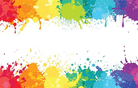 Colorful Paint Splash Background