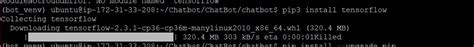 Python Tensorflow Downloaded But Not Installed On Ubuntu Server