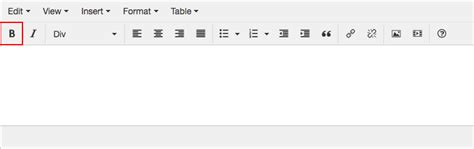 Rich Text Editor Toolbar And Buttons Branch Cms Documentation