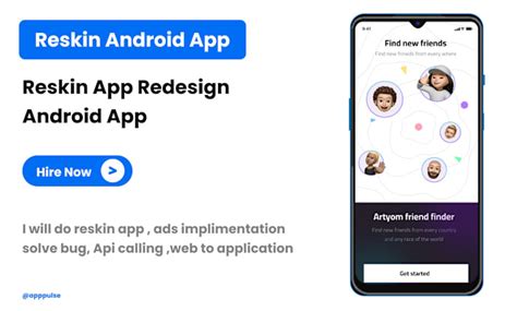 do reskin android app and android app development by apppulse fiverr