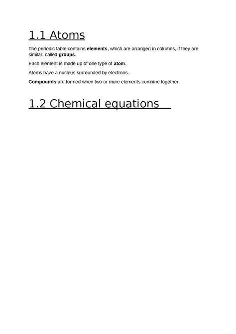 Chemistry Lecture Notes Lecture Notes Chemistry Docsity