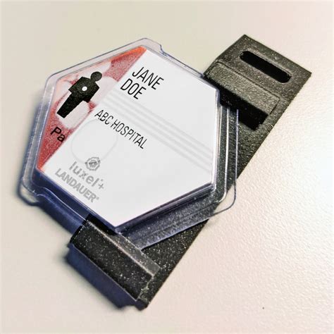 Dosimeter Holder For Id Badge Radiology X Ray Hangs Etsy