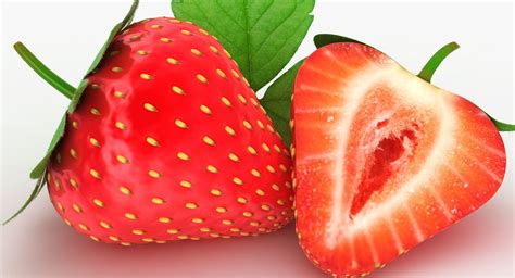 베리 과일 세트 3d 모델 79 Max Fbx Obj 3ds Free3d