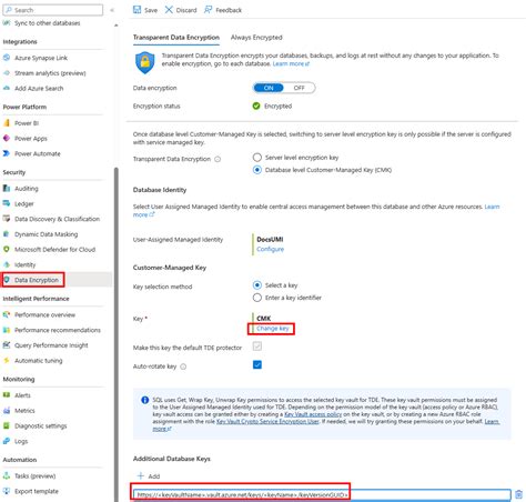 Настройка георепликации и восстановления резервных копий для прозрачного шифрования данных Tde