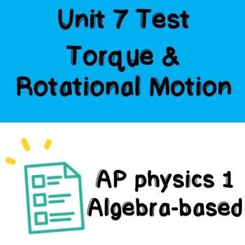 Ap Physics Unit Test Teaching Resources TPT