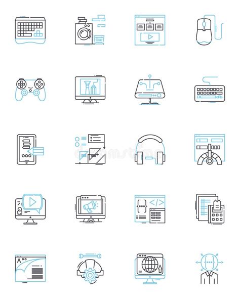 Internet Of Things Linear Icons Set Connectivity Sensors Automation Intelligence
