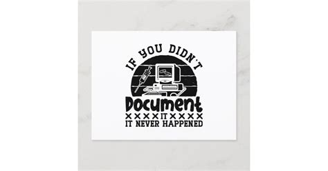 Icd Coding Medical Coder If You Didnt Document Postcard Zazzle