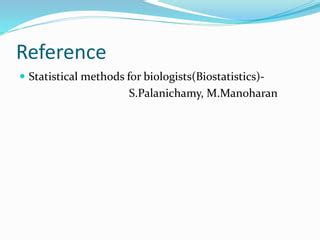 Standard Error Biostatistics Ppt