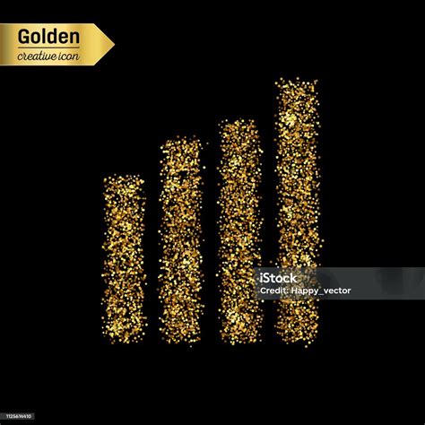 골드 반짝이 무선 배경에 고립의 벡터 아이콘입니다 예술 창작 개념 그림 웹 노을 빛 색종이 밝은 장식 스파클 반짝이 추상 블 링 쉬머 먼지 호 일 Mp3 플레이어에 대한