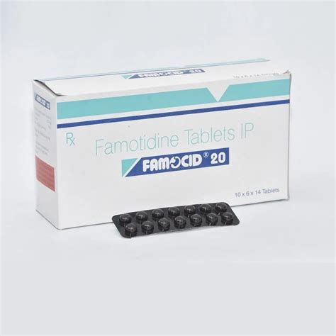 Famocid 20mg Famotidine Tablet At ₹ 80stripe Famtac In Nagpur Id