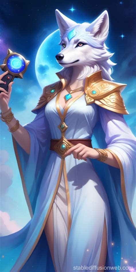 Anthro Wolf With Controller Stable Diffusion Online