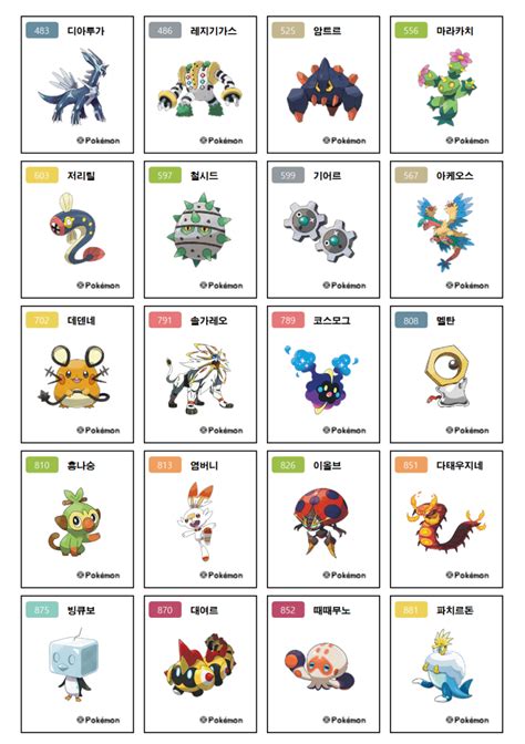 포켓몬 스티커 만들기 도안 공유 네이버 블로그
