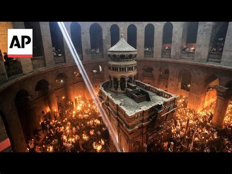 Jesus Tomb Fire Every Easter