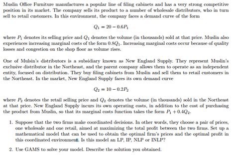 Operations Research From Optimization Modeling With