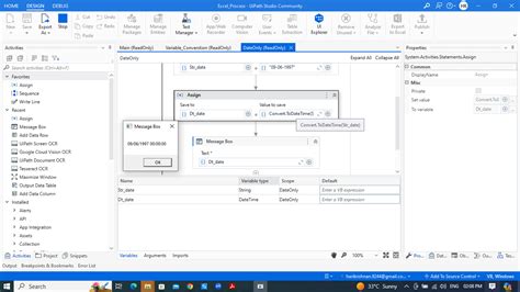 String Convertto Datetime Studio Uipath Community Forum
