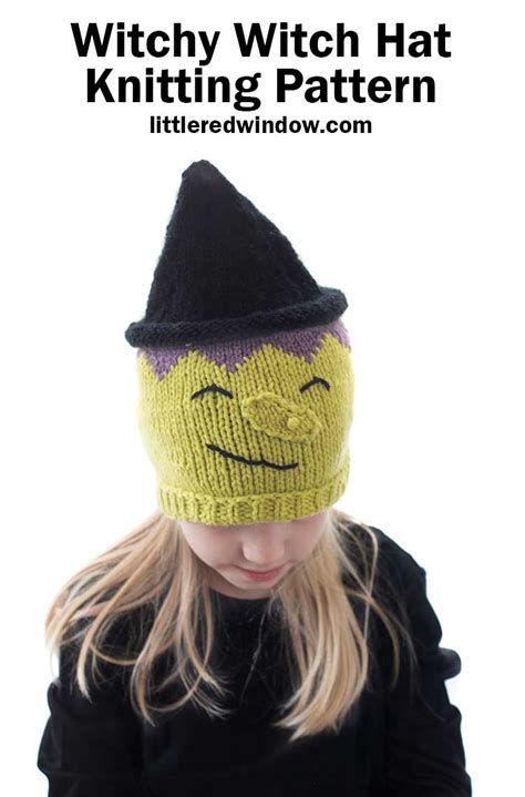 Witchy Witch Hat Knitting Pattern Little Red Window