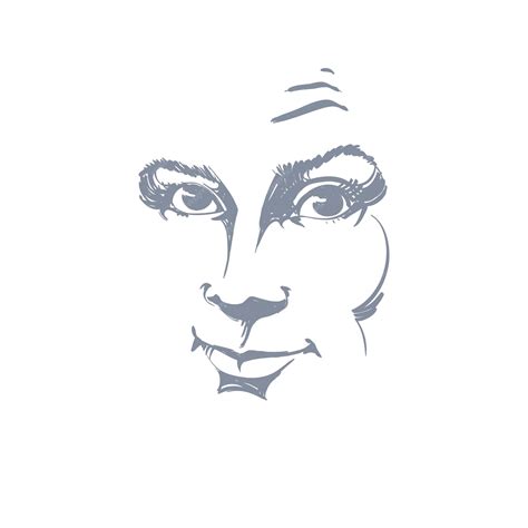 Premium Vector Graphic Vector Hand Drawn Illustration Of White Skin