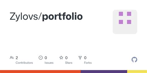 GitHub Zylovs Portfolio