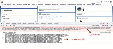 Working With Cors And Csp To Call Apis From Lwc Salesforce Developers
