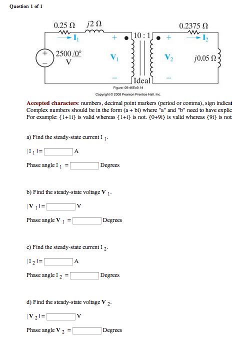 Solved Find The Steady State Current And Voltage In This Chegg