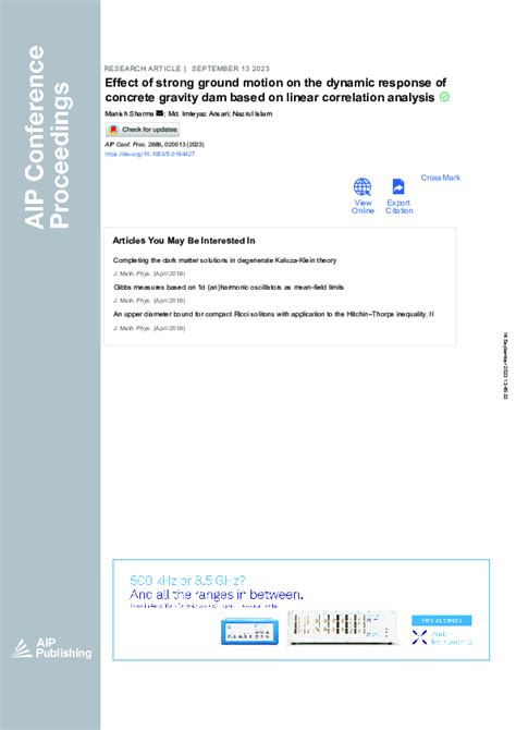 pdf effect of strong ground motion on the dynamic response of