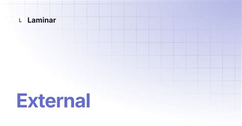 Remote Workflow Execution Laminar