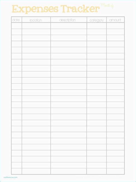 Track Your Expenses Spreadsheet Db Excel Com