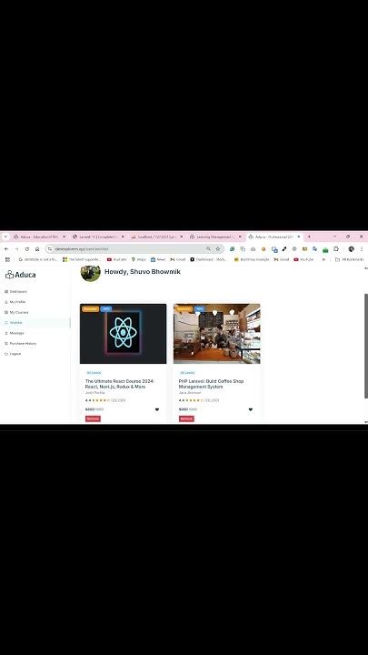 🎓laravel11 Laraveltutorial Lmsproject Webdevelopmenttutorial Udemy