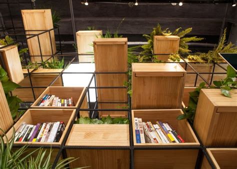 penda s indoor planting modules provide a green oasis inside home cafe