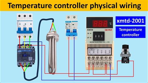 Xmtd 2001 Temperature Controller Wiring Connection Diagram Temperature Controller Wiring Youtube